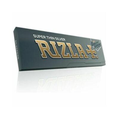 New 10 x Rizla Silver Regular Standard Cigarette Smoking Rolling Paper ...
