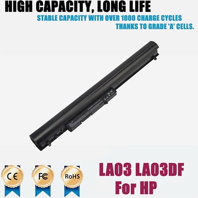 4 Cells Spare 776622-001 Battery For HP LA04 LA03 LA03DF Notebook PC ...