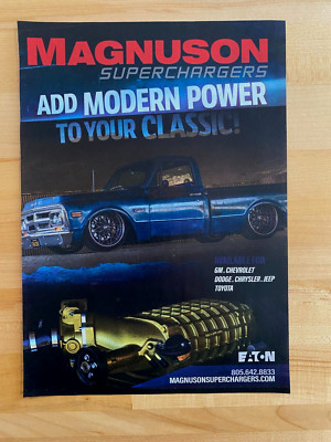 2019 Original Print Ad Magnuson Superchargers 1972 GMC Truck | eBay