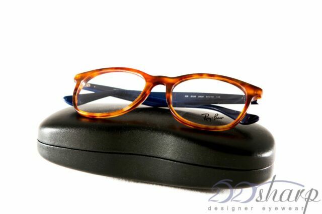 Ray Ban Rb5356 5609 Havana/navy Blue Eyeglasses Authentic 54 for sale ...