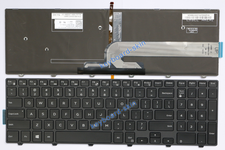 New for Dell Inspiron 17-5000 5748 5749 5758 5759 5755 5759 Keyboard ...