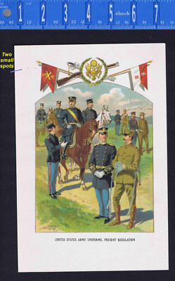 United States Army Uniform, Regulation, c1899 - 1910 Print | eBay
