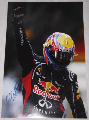 MARK WEBBER Hand Signed HUGE 20"x30" Photo 5 * BUY GENUINE * | eBay