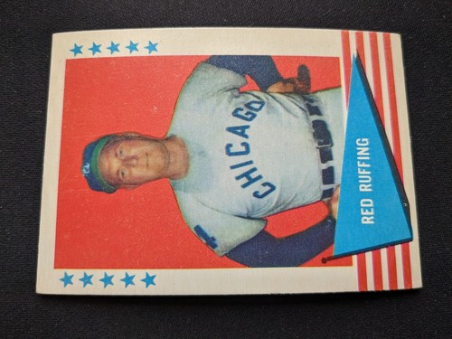 1961 Fleer Baseball Greats Card # 74 Red Ruffing - Chicago White Sox ...