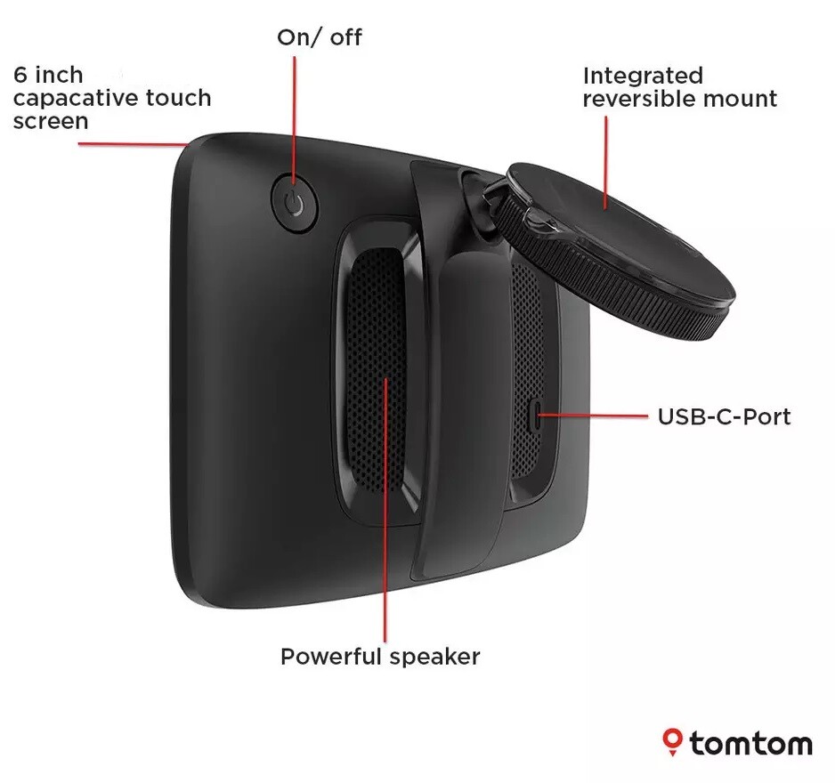 Argos TomTom GO Classic 6" Sat Nav 2nd Gen UK ROI EU Maps 1YF6.002.00 ...