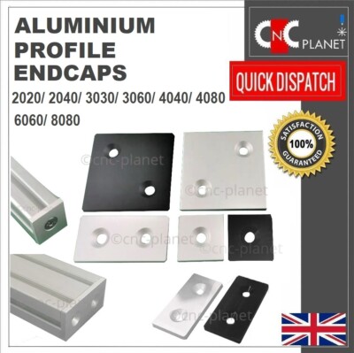 End Caps Plates Mount 2020 4040 4080 3060 V-Slot T Aluminum Extrusion ...