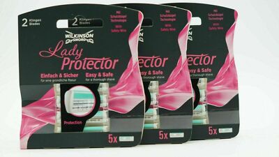 15 x Wilkinson Sword Lady Protector Rasierklingen - NEU - OVP - für ...