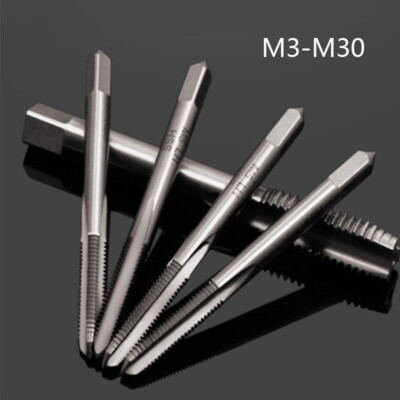 M3-M30 HSS Screw Sprial Taper Plug Tap Left-Hand Thread Drill Bits Tool ...