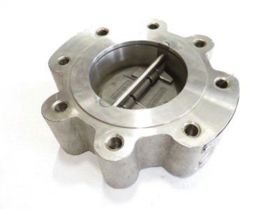 4" Crane Duo-Chek H15CPF1 150# STAINLESS STEEL Threaded Lug Check Valve ...