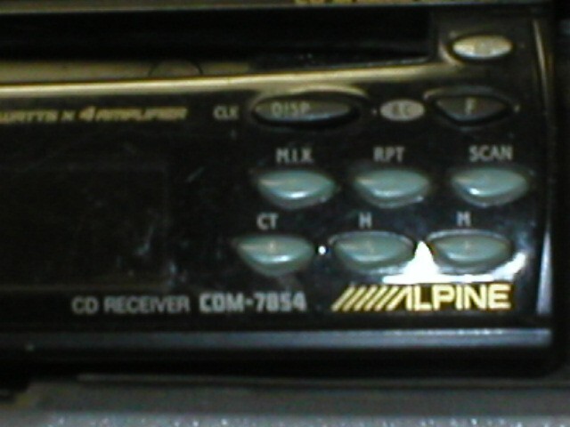 Alpine CDM-7854 CD Player In Dash Receiver for sale online | eBay