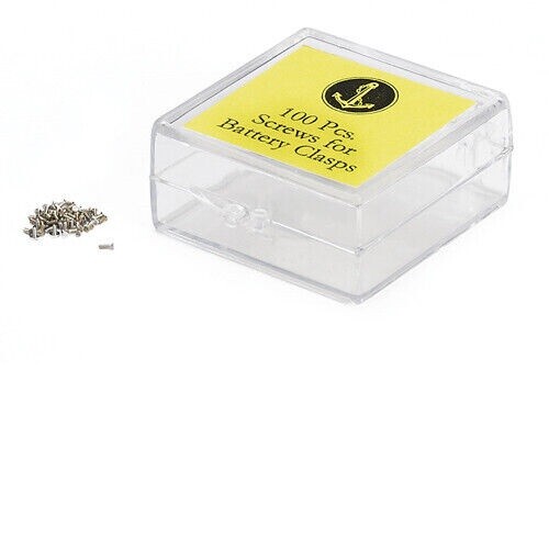 Screws for Battery Bridge Clasps/Clamps Quartz Watch Batteries (100 ...