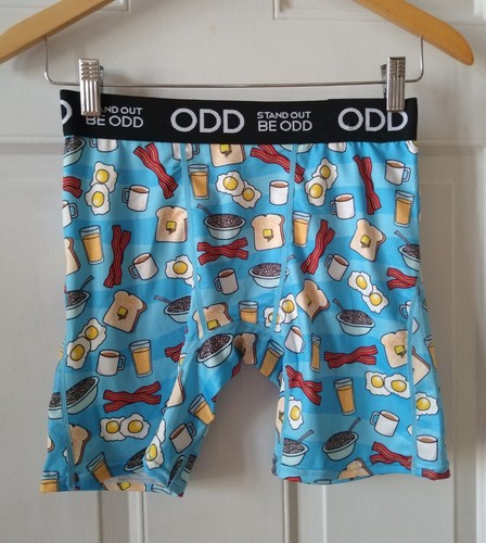 STAND OUT BE ODD MEN'S BREAKFAST PRINT BOXER BRIEF, SIZE S | eBay