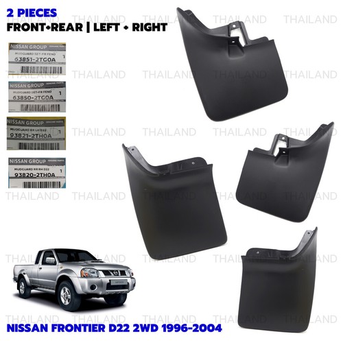 Fits Nissan Frontier D22 1996 - '04 Set 4Dr Mud Flap Splash Guard ...