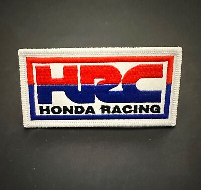 VINTAGE STYLE HRC HONDA RACING EMBROIDERED IRON-ON PATCH... | eBay