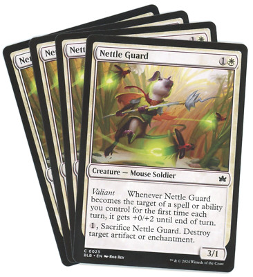 x4 Nettle Guard - 0023 - Bloomburrow MTG (BLB) - C - Regular | eBay