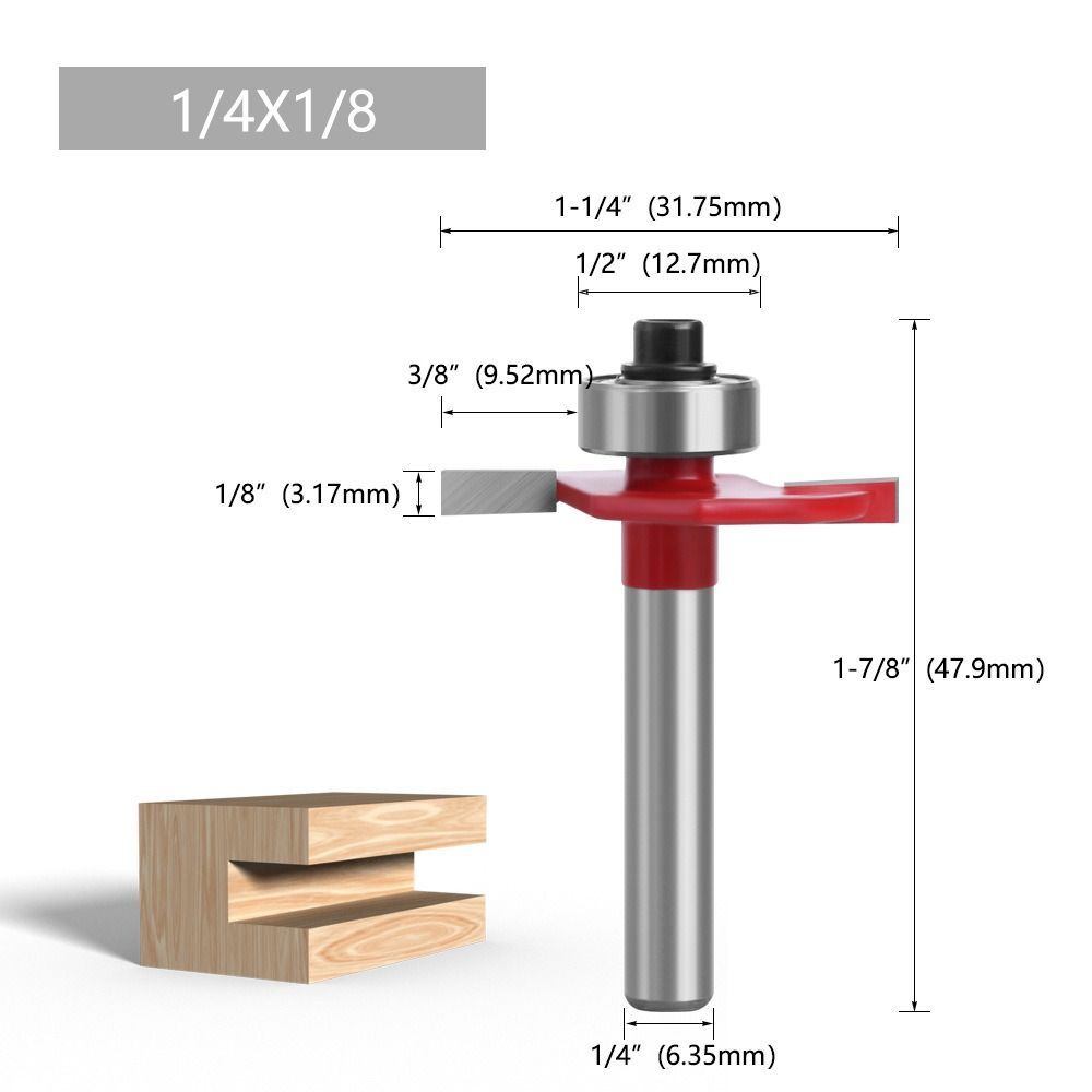 Carbide Router Bits T Type Slotting Cutter New Trimming Machine ...