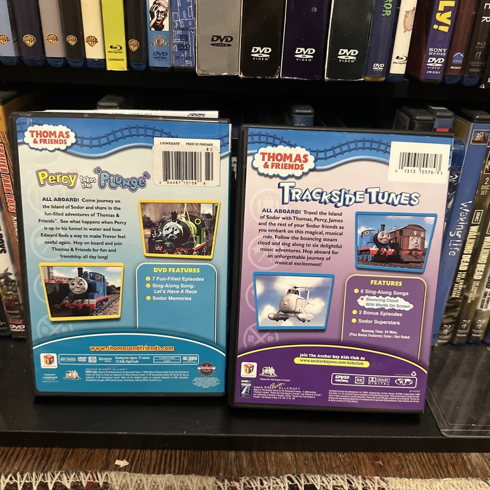 Lot Of 8 Thomas The Tank Engine & Friends Classic DVDs Bundle Very Good ...