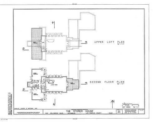 Frank Lloyd Wright, Storer House, California concrete block home ...