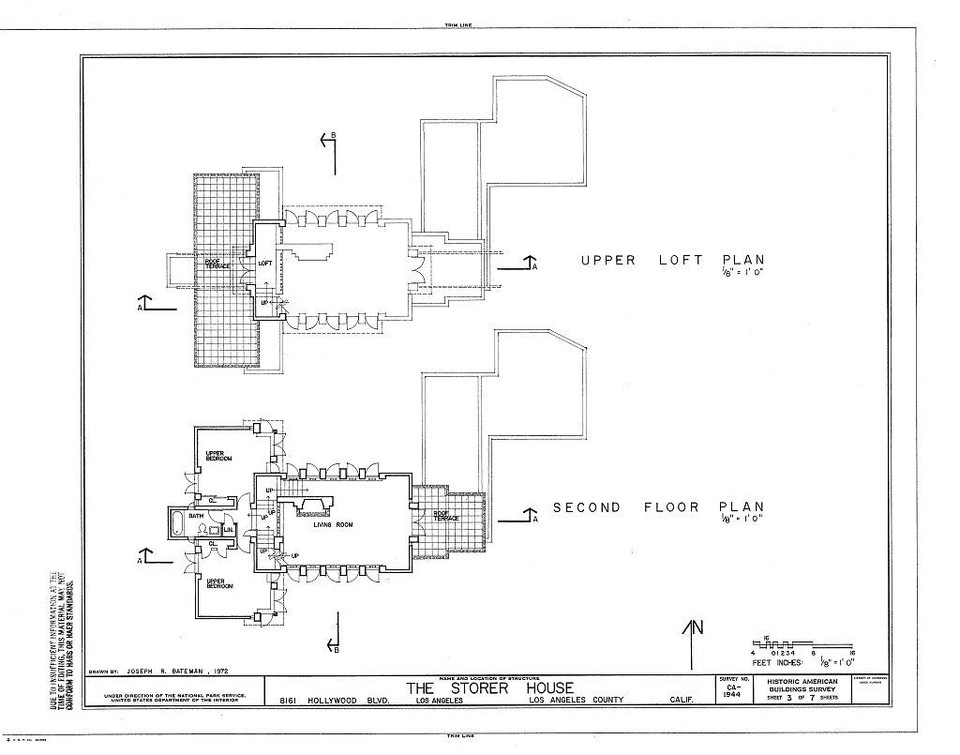 Frank Lloyd Wright, Storer House, California concrete block home ...