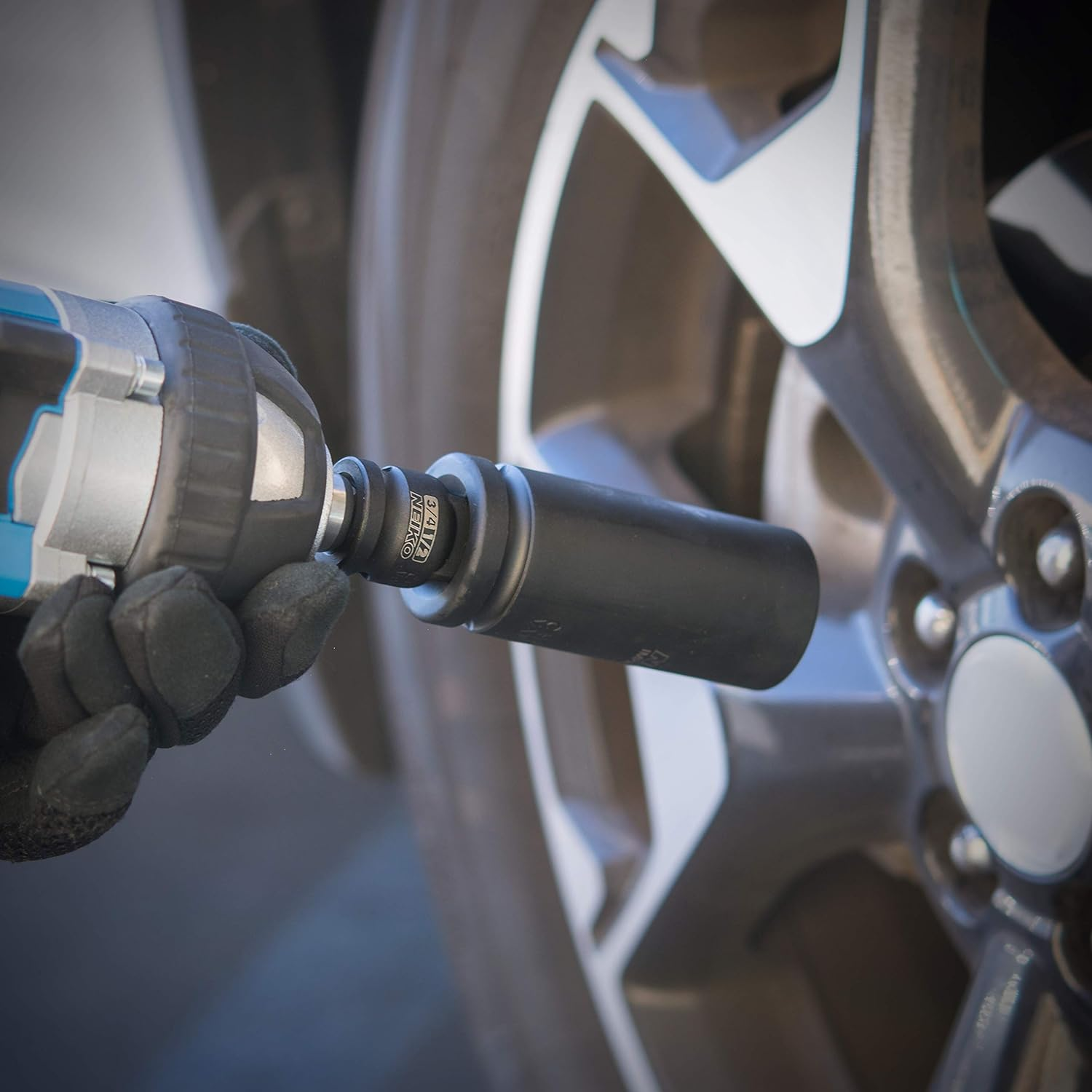 Impact Adapter And Reducer Set Socket Driver Wrench 1/2 to 3/8 3/4 ...