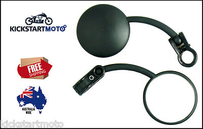 Enduro Mirrors Set (Pair) Motorcycle Trail Bike Dirt BIke Kit Clamp On ...
