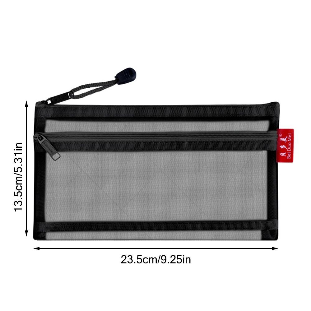 Nylon Stationery Pouch Large Capacity Storage Bag Pen Case Student | eBay