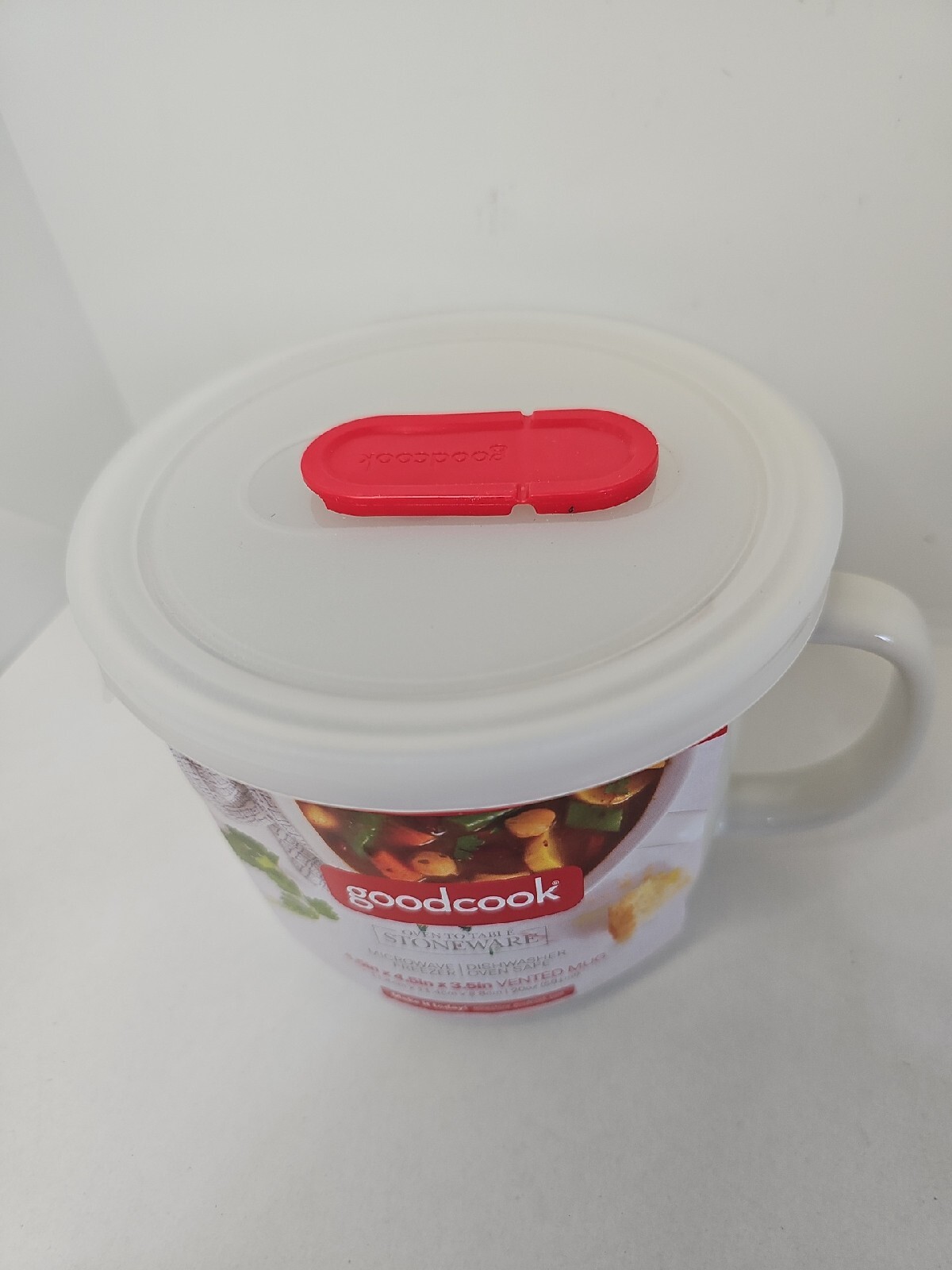 GoodCook 20 Oz. Vented Stoneware Soup Mug 04164 for sale online | eBay