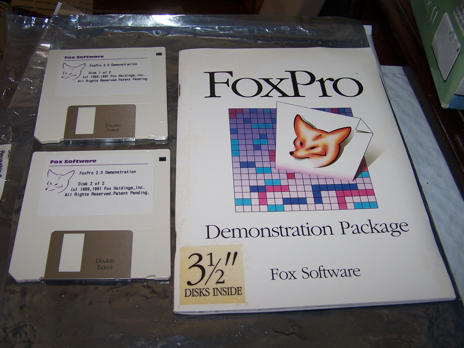 Vintage FoxPro Demonstration Package on 3.5 Disks - 1989,1991 - For PC ...