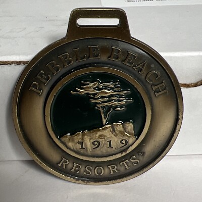 Pebble Beach Spyglass Hill Spanish Bay Del Monte 1919 Bag Tag Golf ...