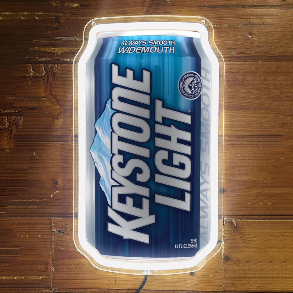 Keystone Light Can Neon Light Club Store Flashy Nightlight Wall Decor ...