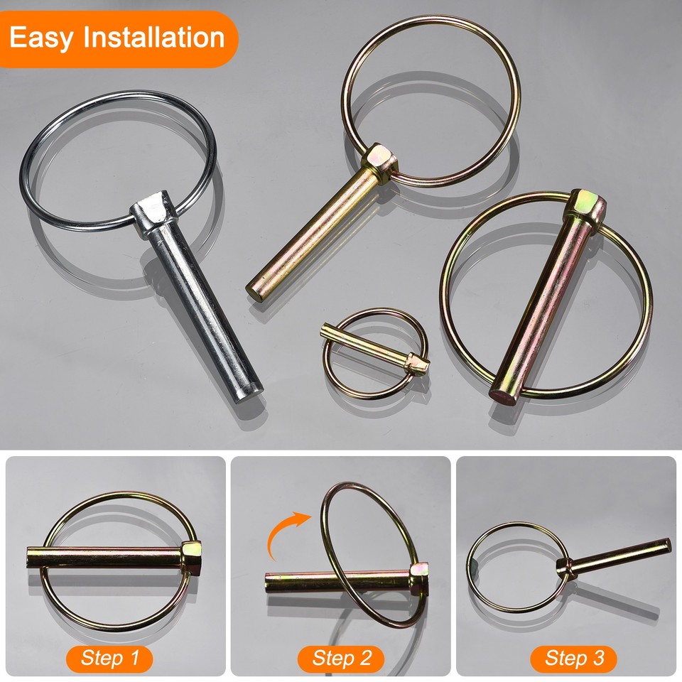 1Pcs 3/16" x 1-3/4" Linch Pin with Ring for Boat Kayak Canoe | eBay