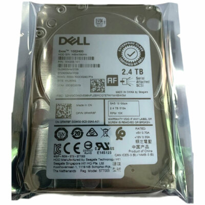 Dell 0RWR8F 01D0F5 2.4TB 10K SAS 2.5" 12Gbps HDD Hard Drive ...