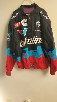 Vtg Men's XL Mark Martin Roush Racing #6 Valvoline NASCAR JH Designs ...