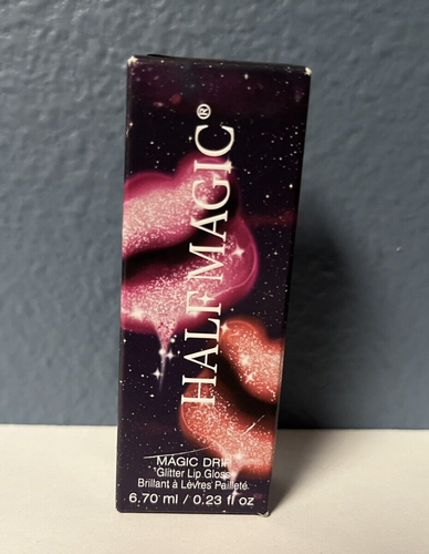 HALF MAGIC Drip Glitter Lip Gloss MAGIC BROWNIE-Rosy Brown Full Sz .23oz SEALED | eBay