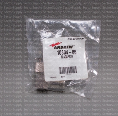 NEW 10804-66 ANDREW CORP. N ADAPTOR | eBay