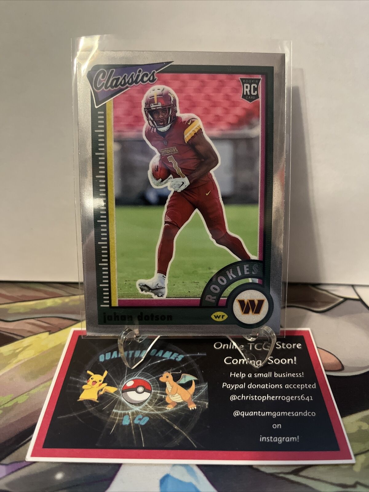 2022 Panini Classics Rookies Jahan Dotson Rc Washington Commanders 164