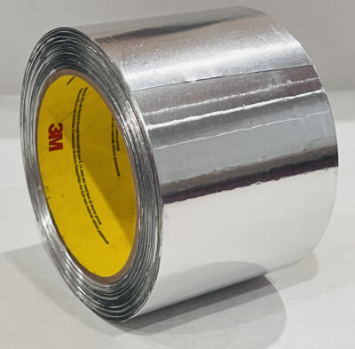 3M Aluminum Foil Tape 4380 - Silver / 3.25mil / HVAC 3"-Inch X 55yd | eBay