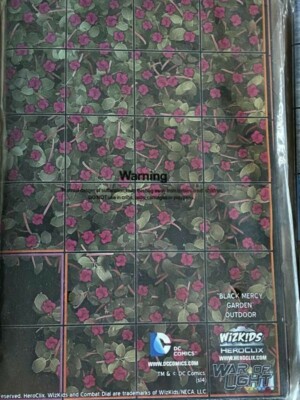 Heroclix DC War of Light #Black Mercy Garden/Ysamault Double-Sided Map ...
