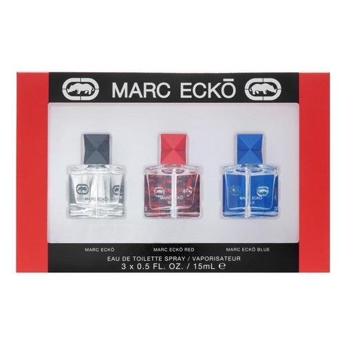 Marc Ecko Eau de Toilette 3-Piece Men's Perfume Gift Set Red Box | eBay