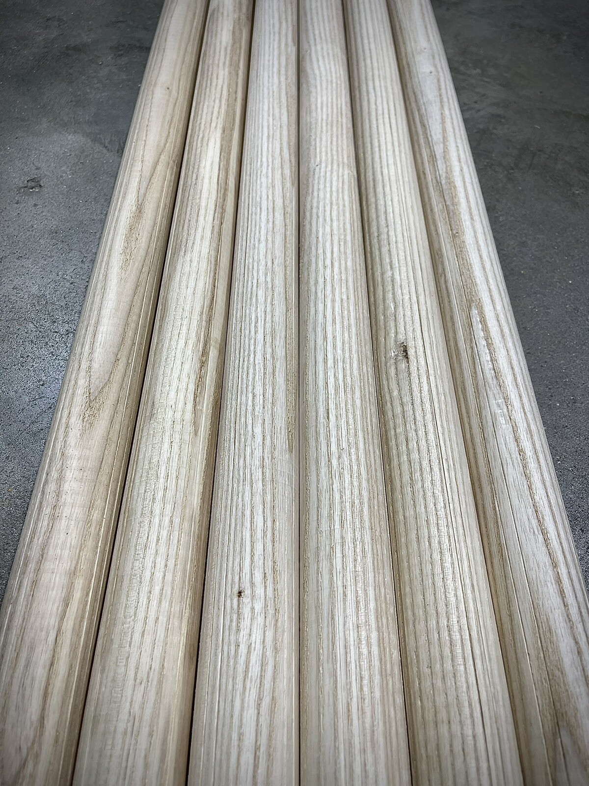 1-1/2"x36" QUALITY #2 Northern WHITE ASH Dowel Vac Kiln Dried Lathe ...