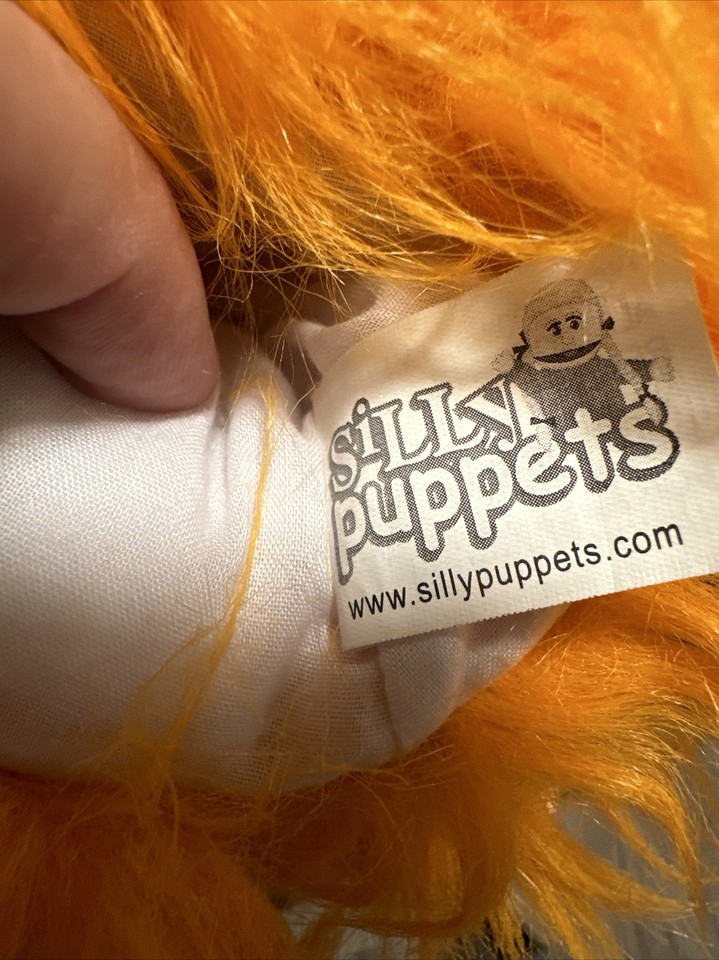 Silly Puppets 30" Orange Monster Puppet, Full Body Ventriloquist Style ...