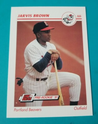 1991 Line Drive AAA #404 Jarvis Brown - Portland Beavers | eBay