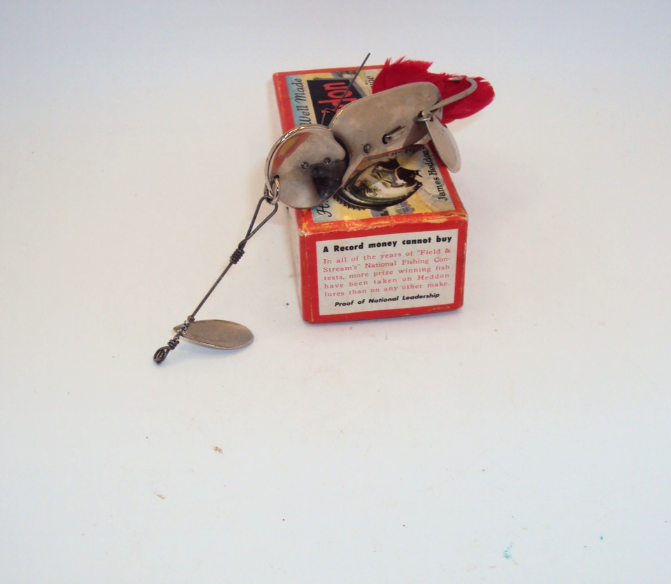 Vintage Heddon Queen Stanley Pork Rind Lure Mi mint in box NP | eBay