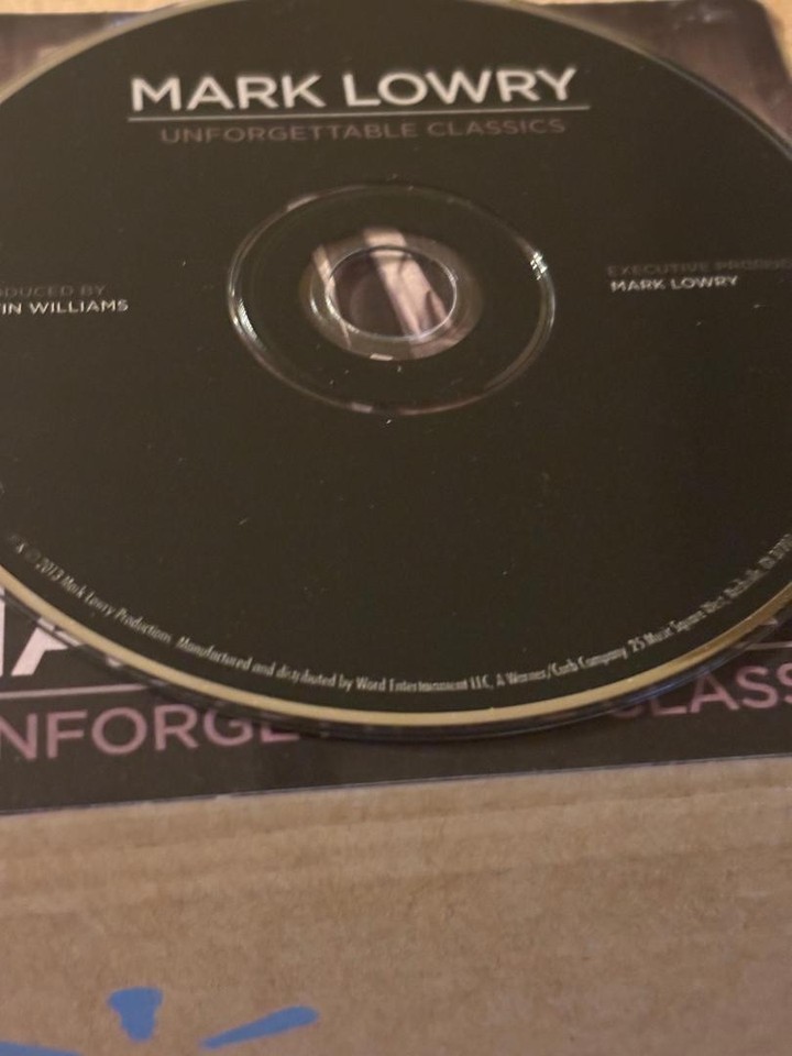 Mark Lowry Unforgettable Classics CD (DISC AND INSERT ONLY. NO JEWEL ...
