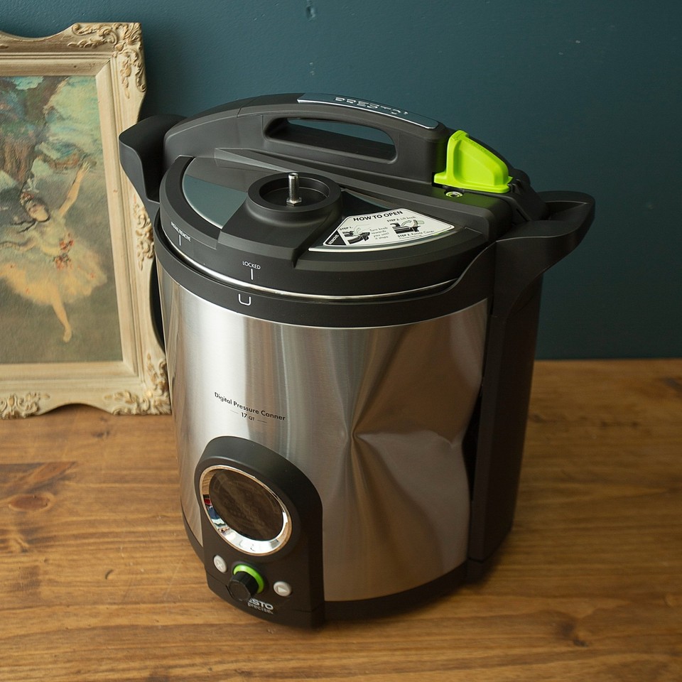 Presto Precise 17 QT Pressure Canner Digital Automated New AS-IS Dented 02152 | eBay