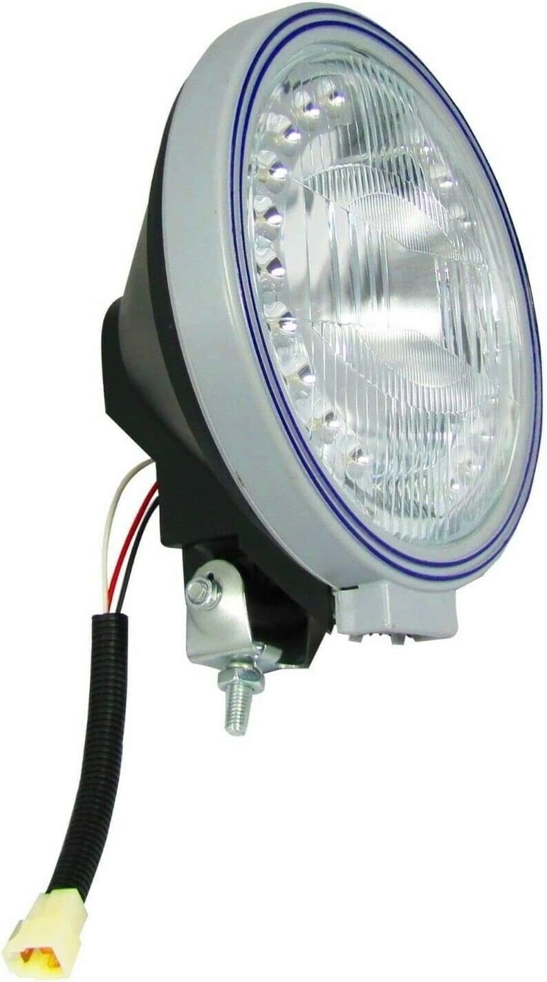 12V 4x4 SW 9" Rally Sport Giant Round Driving Halogen Spot Lamp Led ...