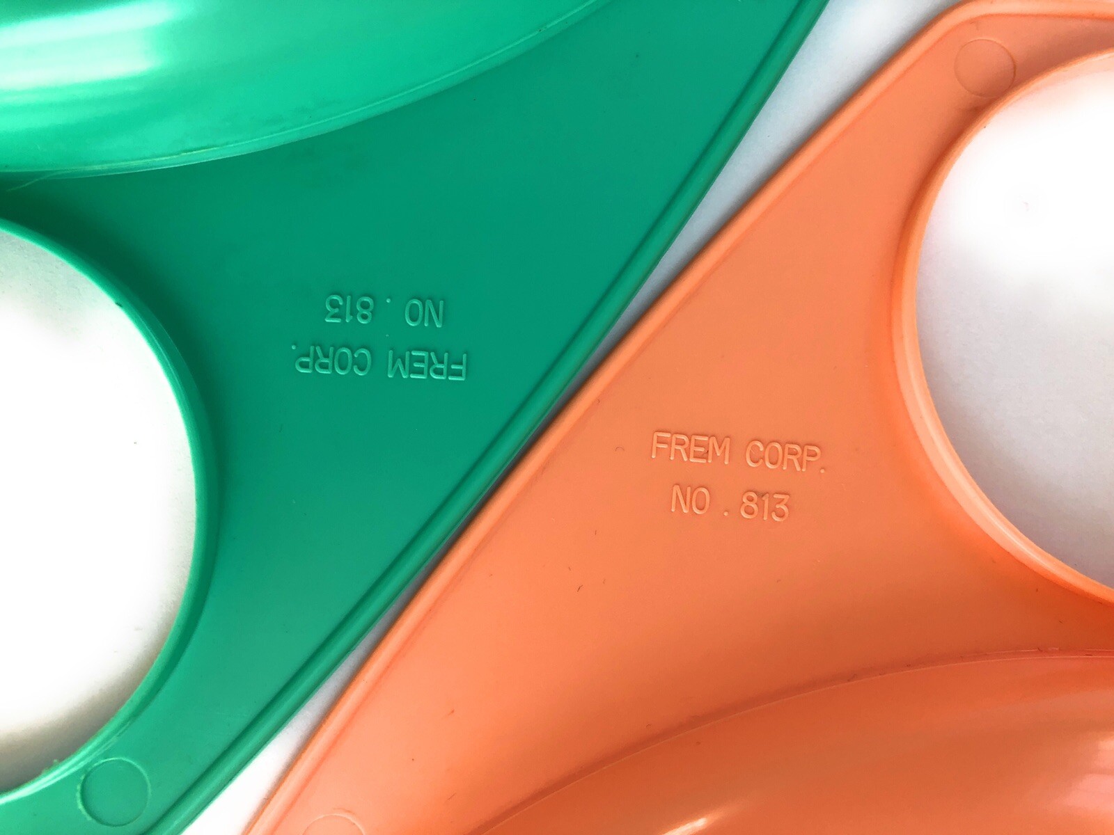 Frem Corp Paper Plate Cup Holder Vintage 4 Pc Plastic Tray Retro MCM ...