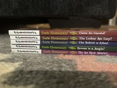 Eerie Elementary 5 Book Lot Jack Chabert | eBay
