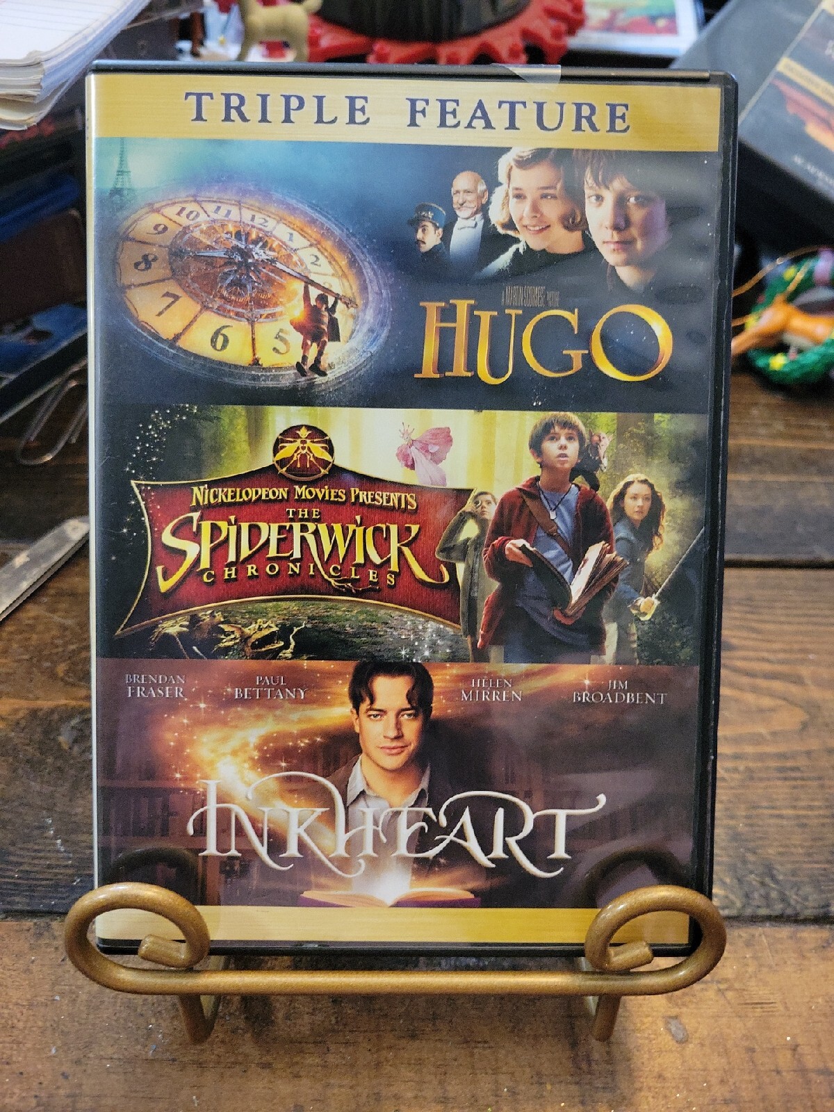 Hugo/The Spiderwick Chronicles/Inkheart (DVD, 2014, 3-Disc Set ...