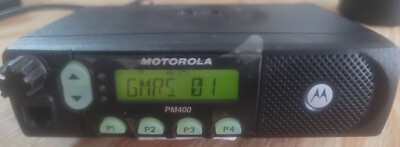 Motorola PM400 UHF Model AAM50RNF9AA3AN Mobile Radio As Pictured. GMRS ...